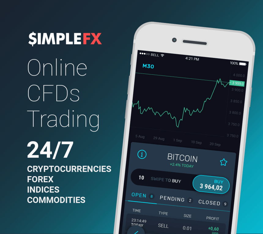 SimpleFX Launches Brand New Trading App! | NewsBTC en español