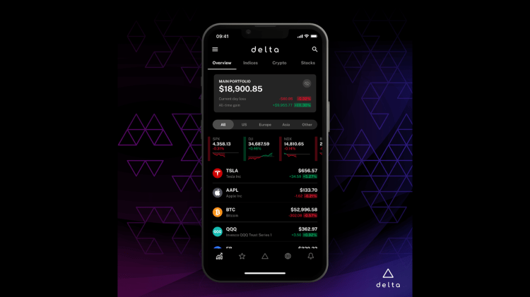 DELTA: the world's first app to bring together live overview of crypto ...