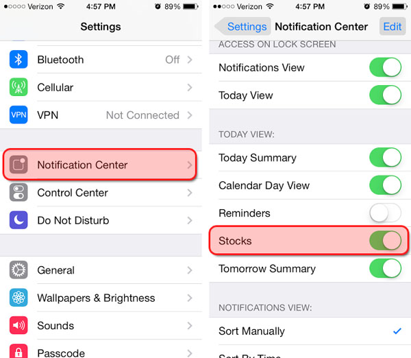 How To Add the Bitcoin Price to Your iPhone's Notification Center