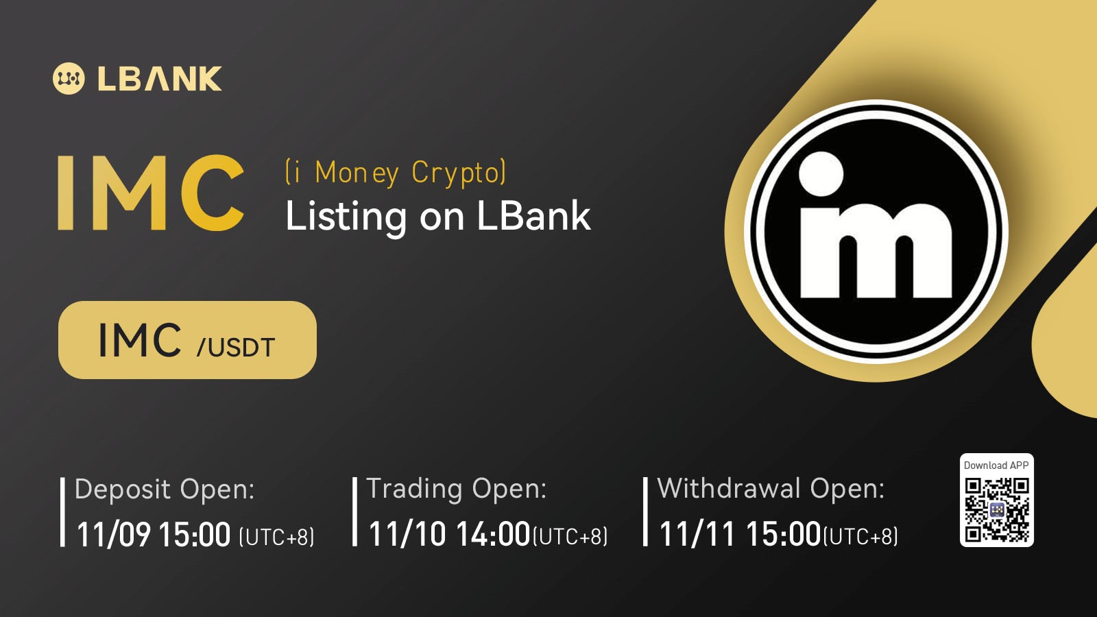 LBank Exchange Will List IMC on November 10, 2021 | NewsBTC