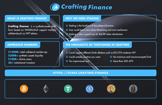 Crafting Finance Has Launched the Staking Protocol | NewsBTC