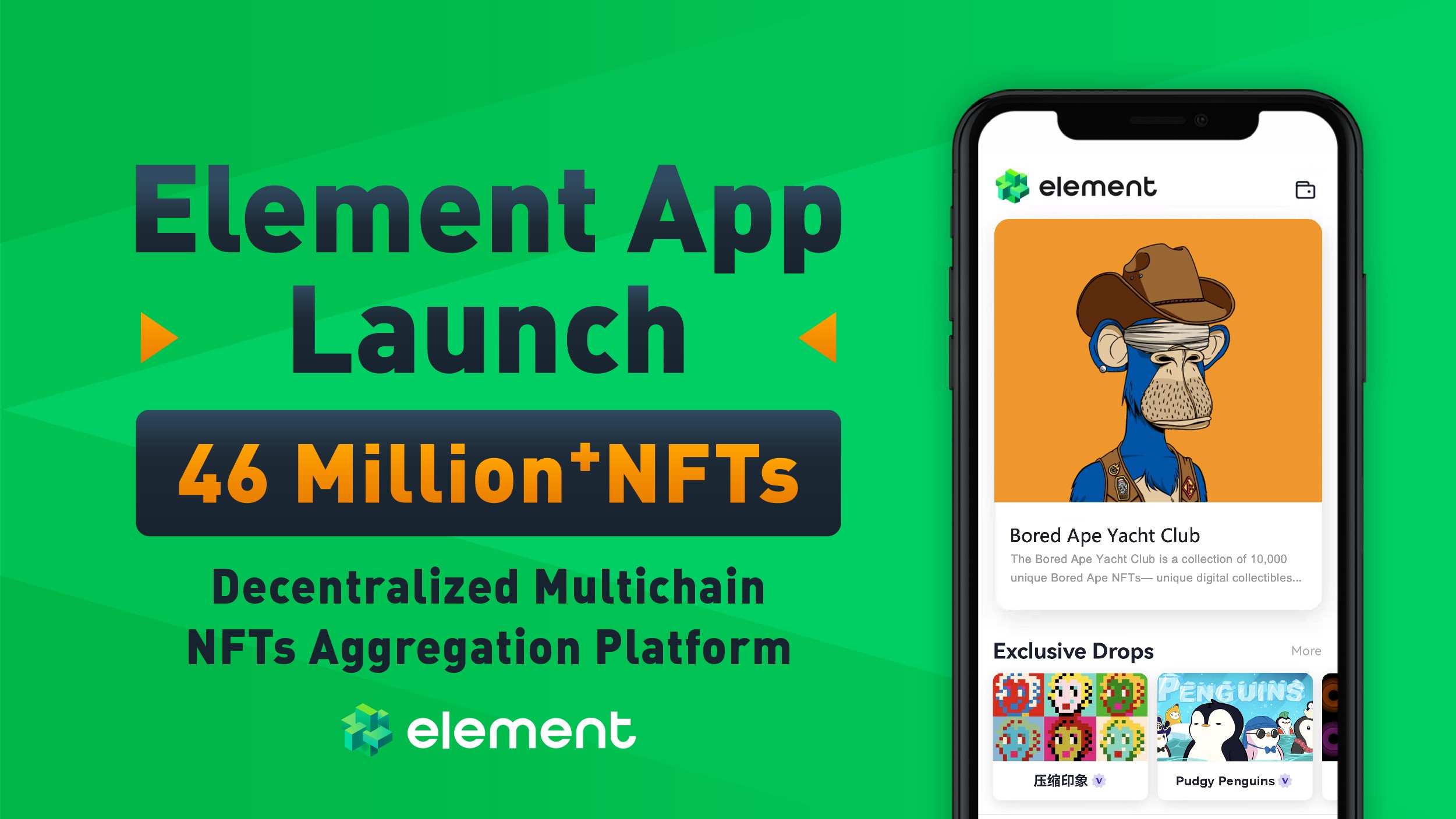 Element APP is launched, discovering 46 Million+ multichain NFTs | NewsBTC