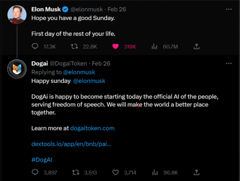 Discover DOGAI, the new AI meme coin phenomenon of 2023 | NewsBTC