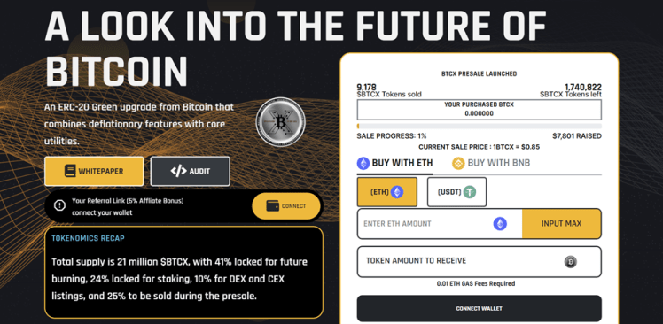 A New Token to Keep an Eye On: BTCX Token Starts Pre-Sale and Looks to Hit $50 Million Marketcap ...