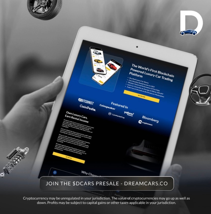 Dreamcars Unlocks Luxury Car Ownership with $DCARS Tokens - Here’s How