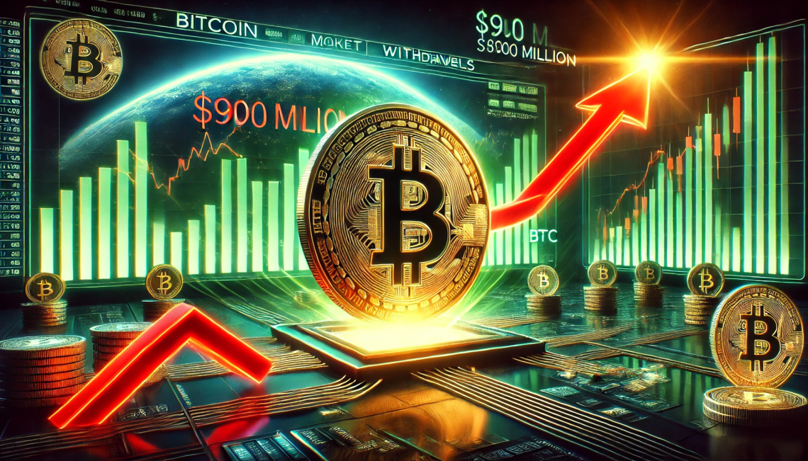Bitcoin Bullish Signal: $900 Million In BTC Leaves Exchanges