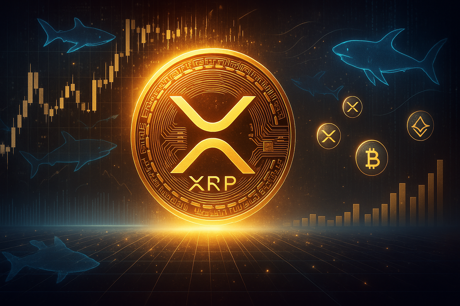 XRP Bullish Signal: Shark & Whale Wallets Set New All-Time High
