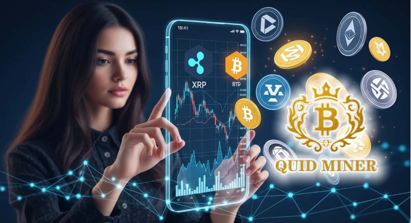 Use Quid Miner cloud mining mobile app: easily earn passive income from XRP, BTC, DOGE | NewsBTC