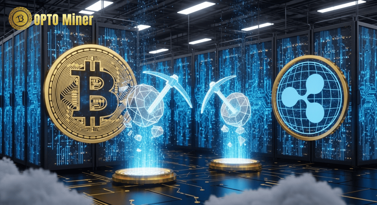 Bitcoin and XRP continue to fluctuate, and cloud mining models are ...