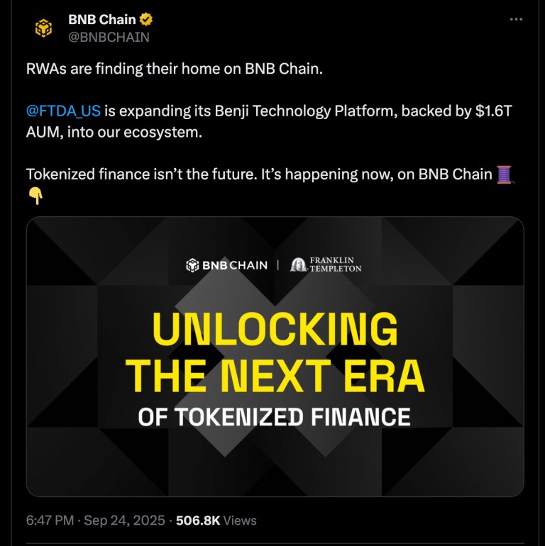 Franklin Templeton’s Benji-BNB Expansion Fuels FOMO Around Maxi Doge