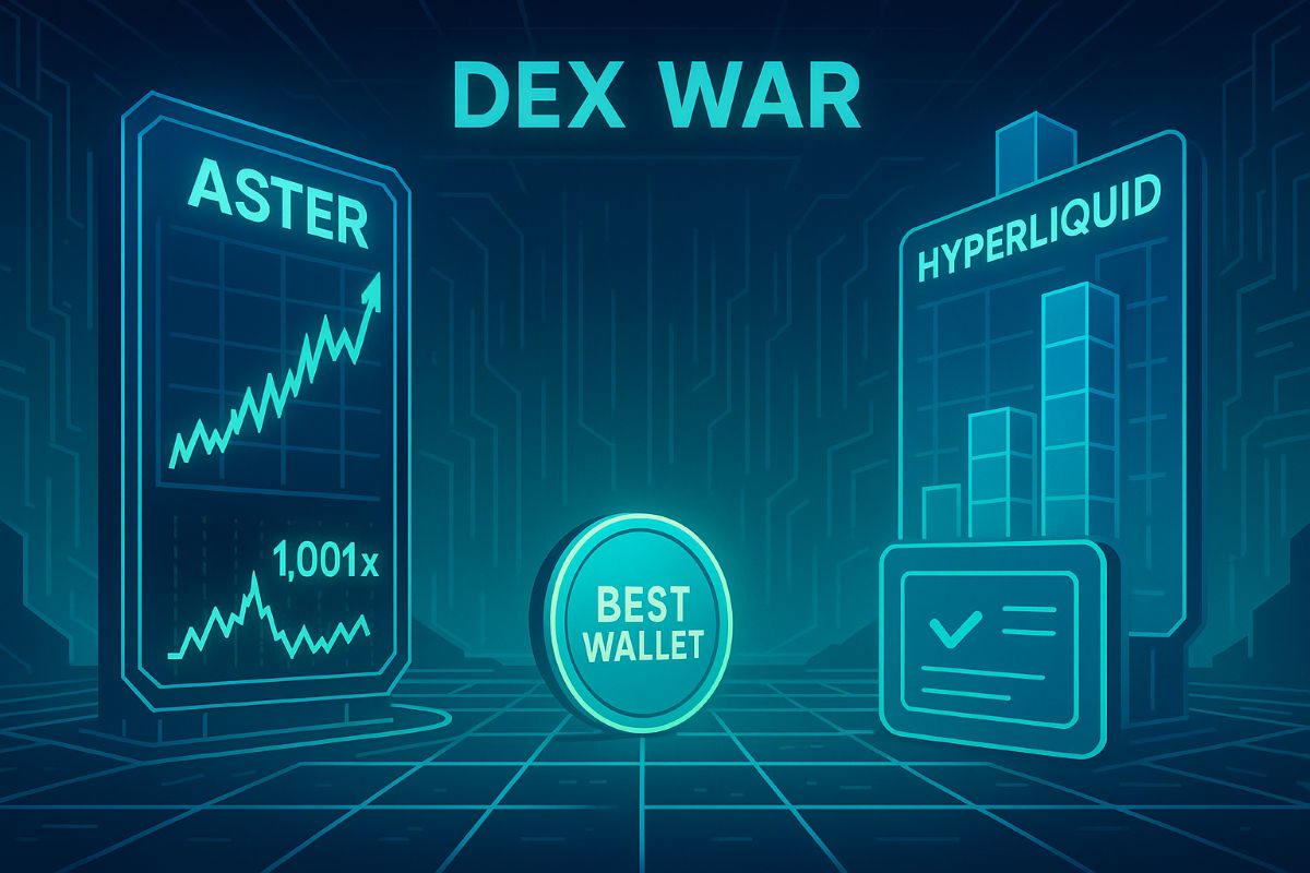 Aster vs Hyperliquid in DEX War: Best Wallet Token Is Better for Beginners