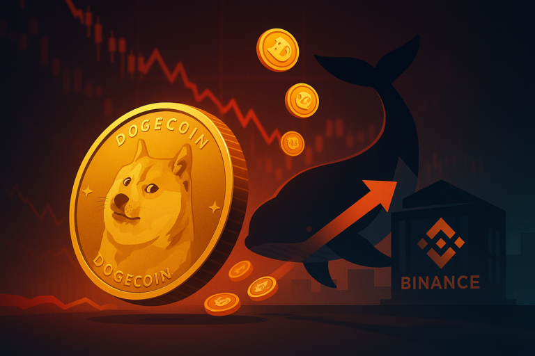 Dogecoin Down 18%, But Whale Withdraws 122 Million DOGE From Binance