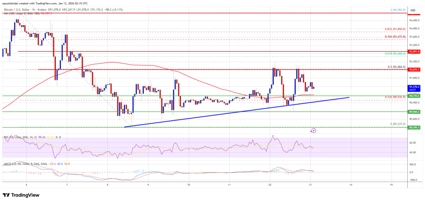 Bitcoin Price Stays Pinned Above Support, Setting Up a Bigger Move ...